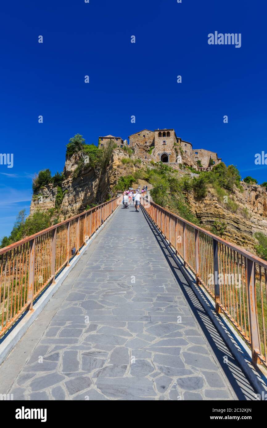 Medieval houses civita di bagnoregio hi-res stock photography and ...