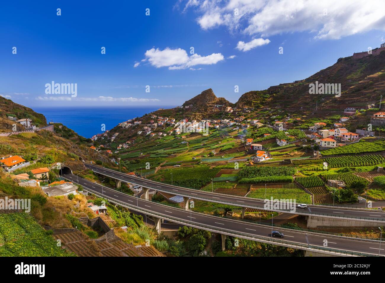 Town Camara de Lobos - Madeira Portugal Stock Photo - Alamy