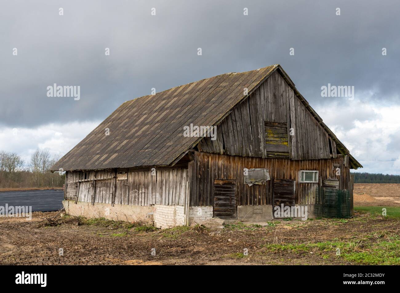 An old abandoned barn in rural depths Stock Photo - Alamy