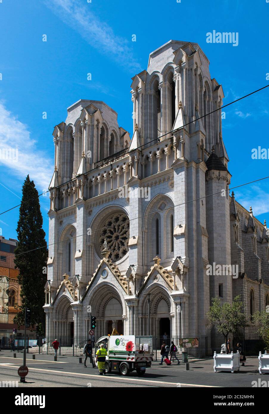 Notre Dame Cathedral, Basilica of Notre-Dame de Nice is a Roman ...