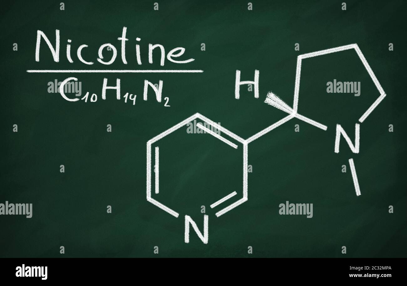 Chemistry chemical formula nicotine hi-res stock photography and images ...