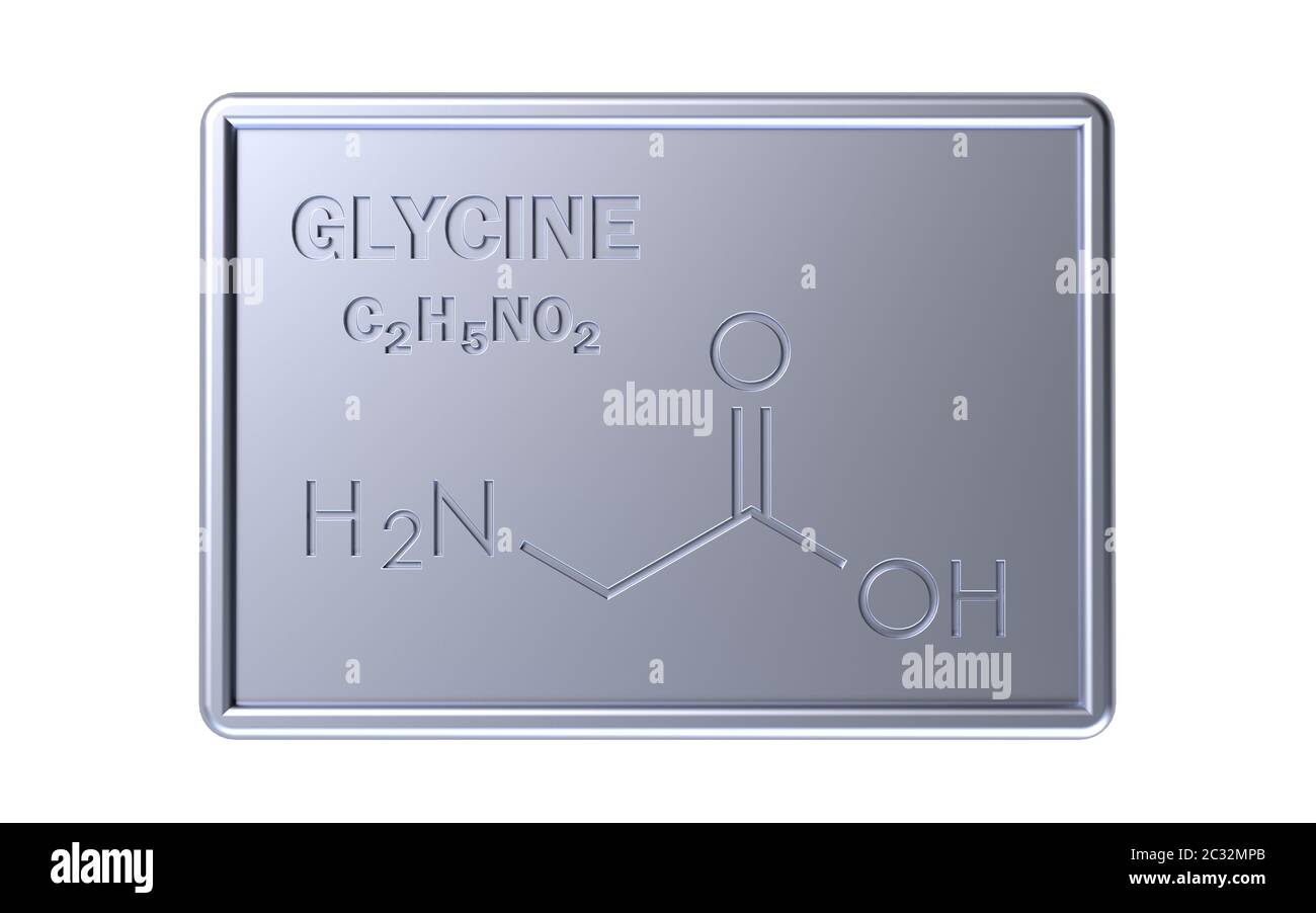 Amino acid glycine molecular structure hi-res stock photography and ...