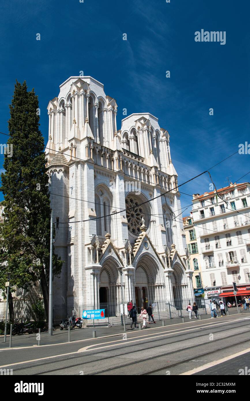 Notre Dame Cathedral, Basilica of Notre-Dame de Nice is a Roman ...