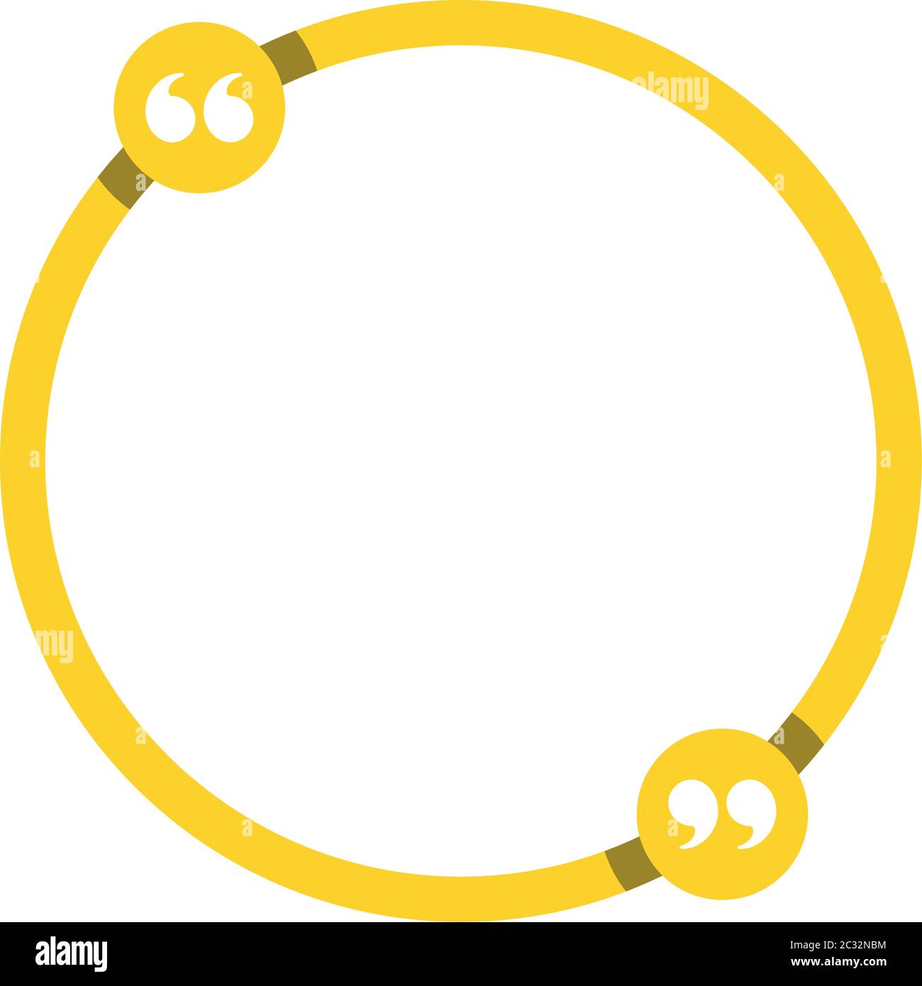 Quotes with communication circle design, Message discussion ...