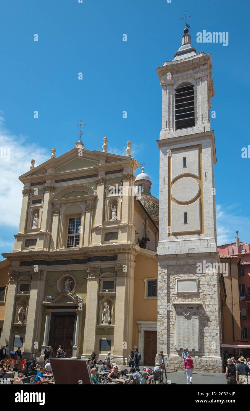 Cathedrale Sainte-Reparate is the seat of the Diocese of Nice, Place ...