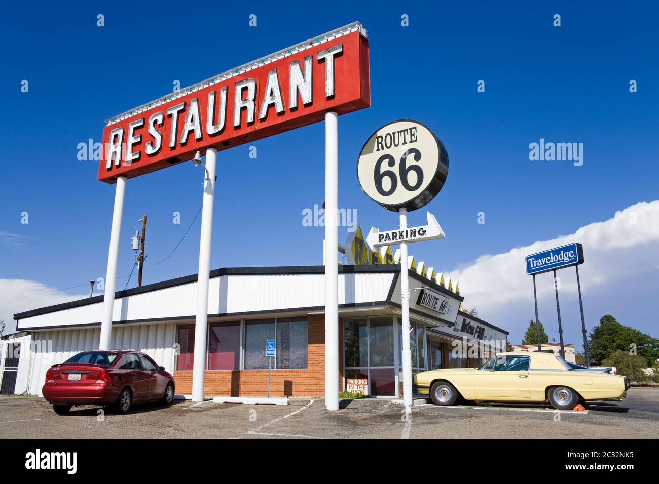 Old style diner sign hi-res stock photography and images - Alamy