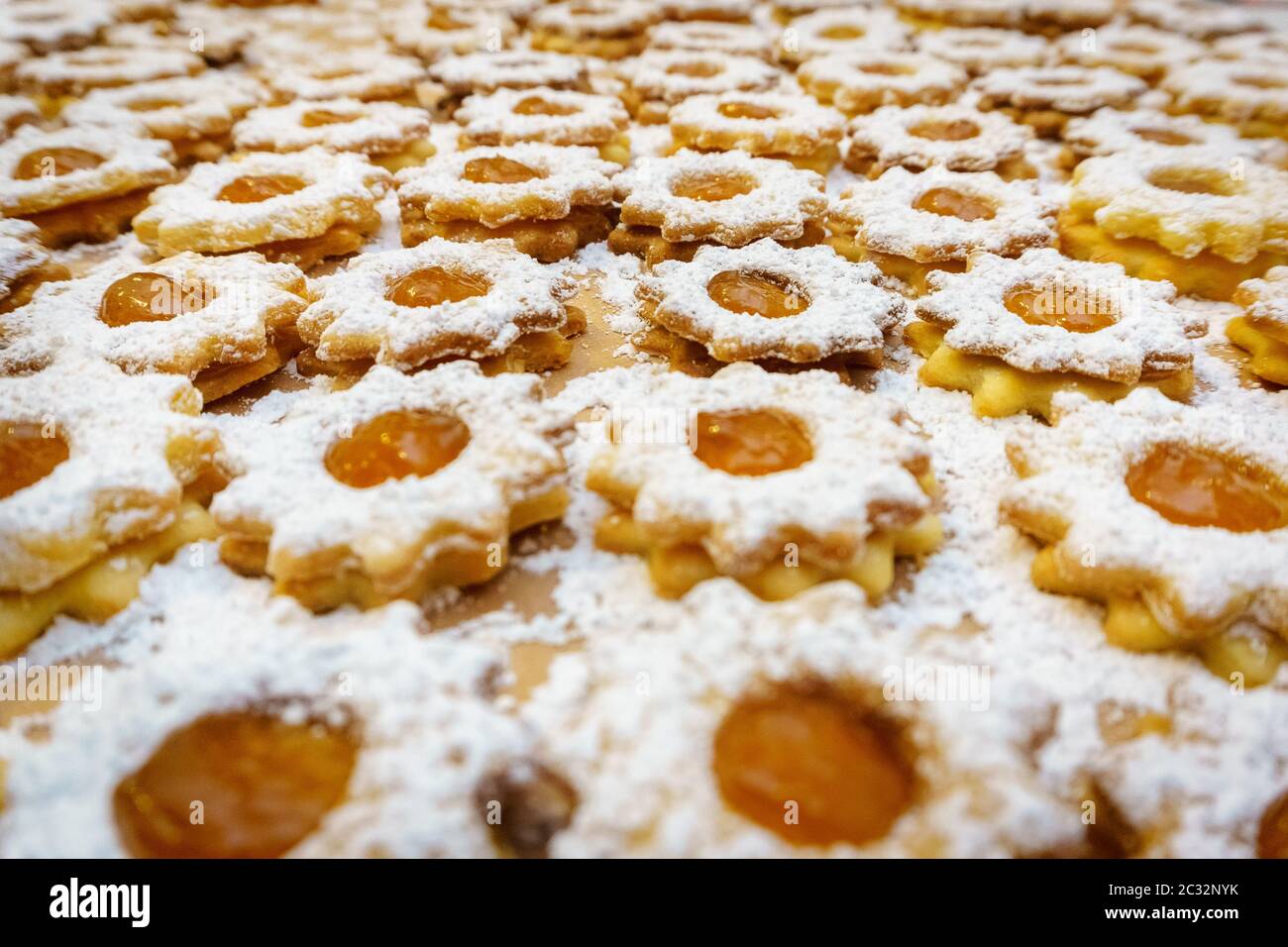 Coconut cookies cherry hi-res stock photography and images - Alamy