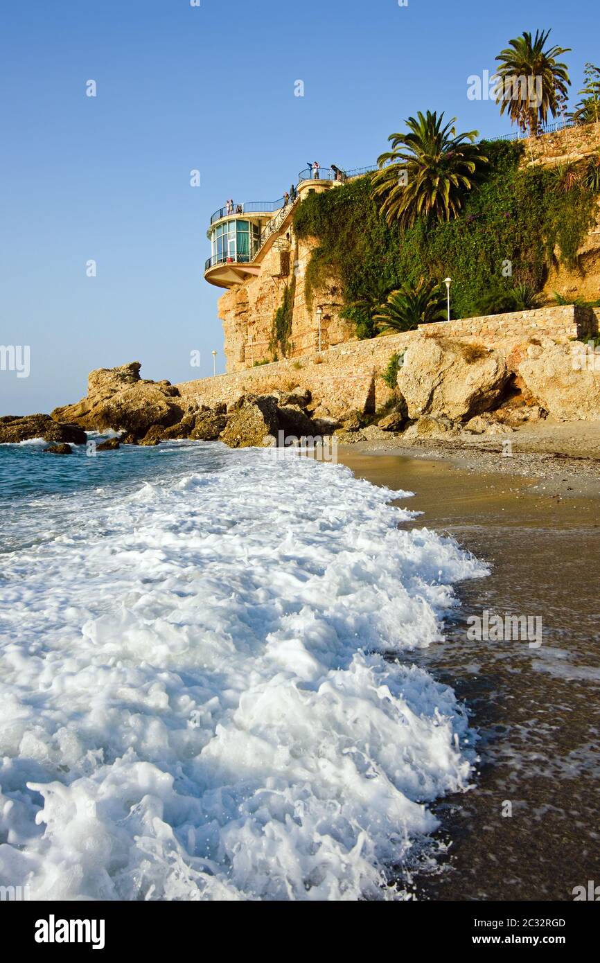 Balcony of Europe, Nerja, Spain Stock Photo - Alamy