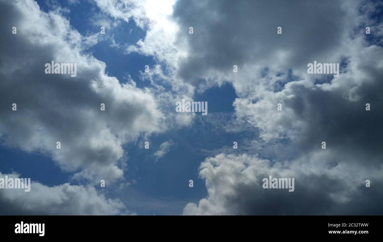 Image Of Clouds In The Sky Featuring Interesting Shapes Colors And ...