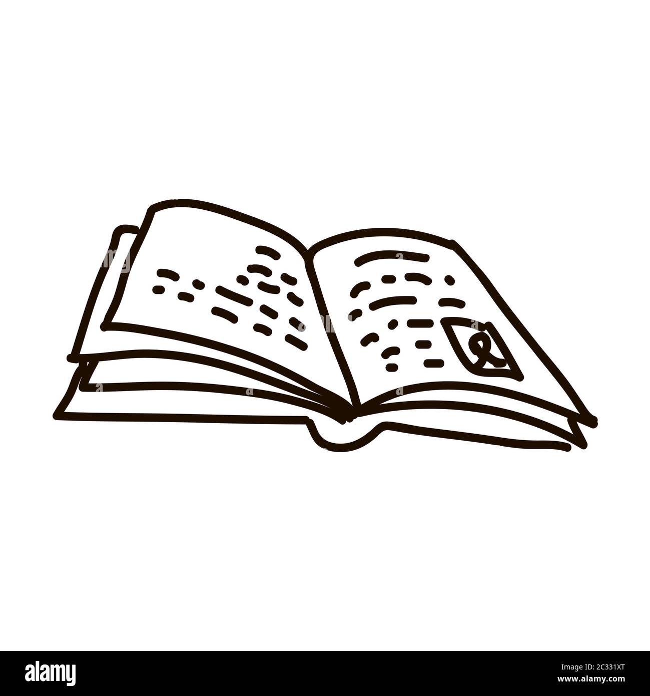 Cartoon Open Notebook