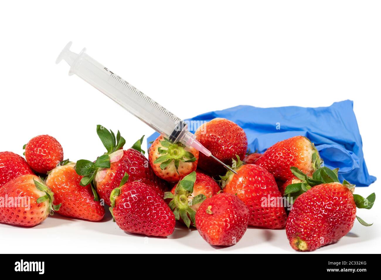 a genetic modification of fruits and vegetables Stock Photo - Alamy