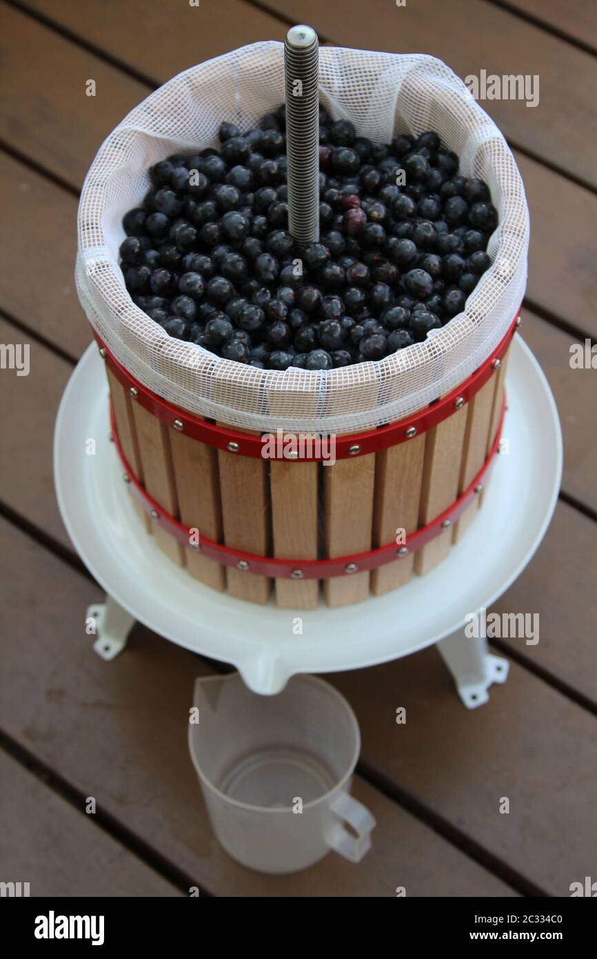 Details Detailed views of the winemaking, wine press Stock Photo - Alamy