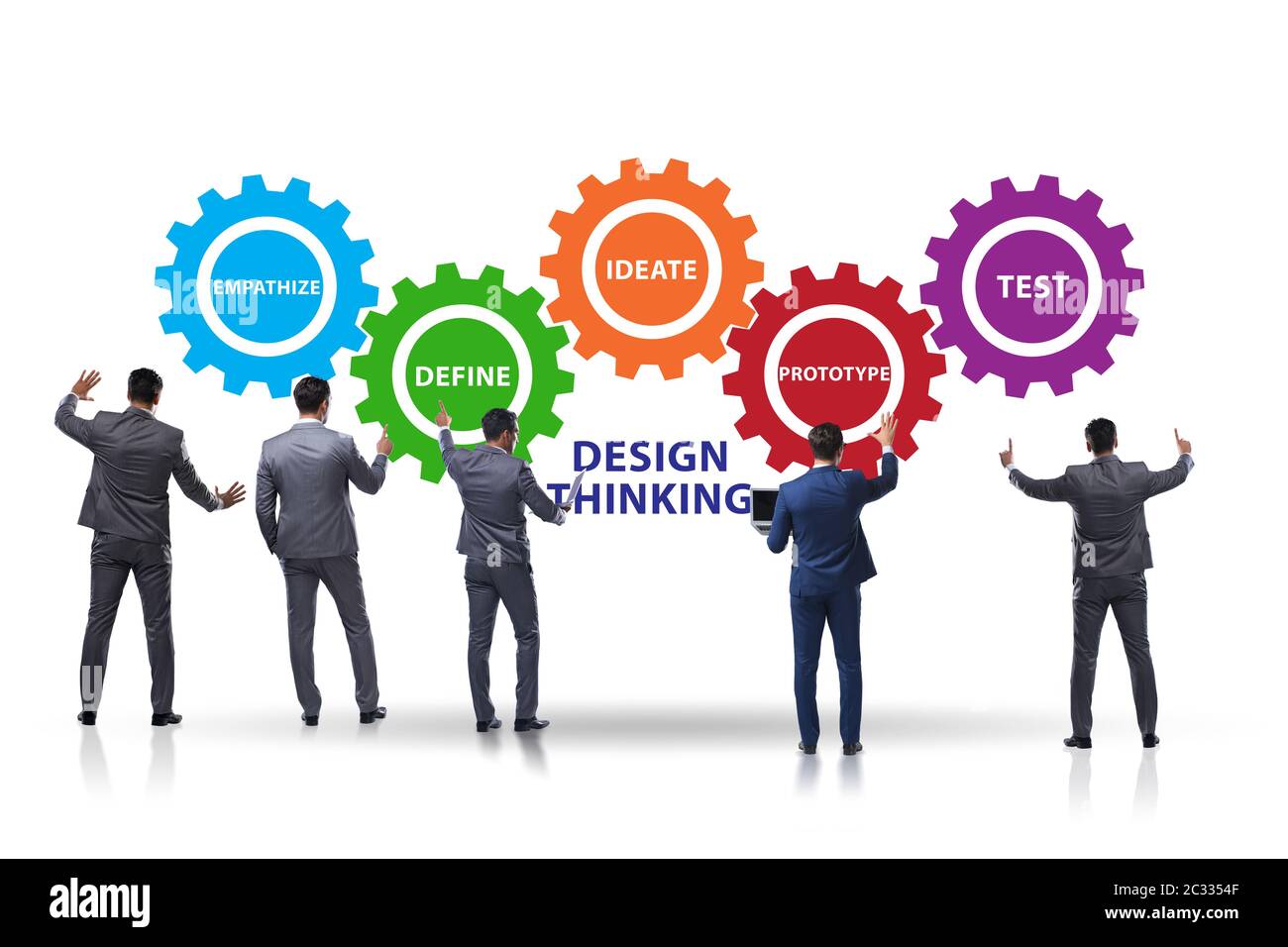 Design thinking concept in software development Stock Photo - Alamy
