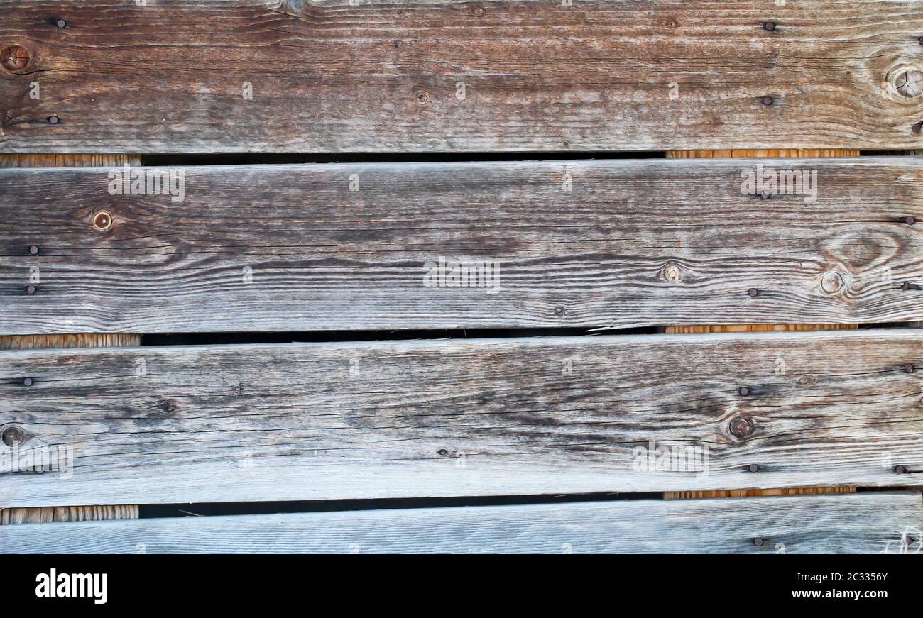 a wooden wall made of weathered wooden boards, texture of wood, texture ...
