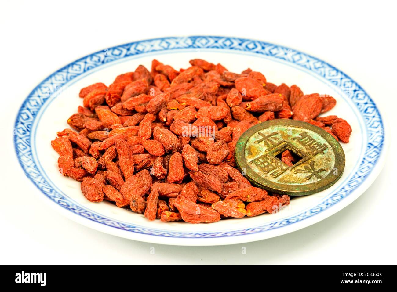 Goji berries, Chinese medicinal fruit Stock Photo - Alamy