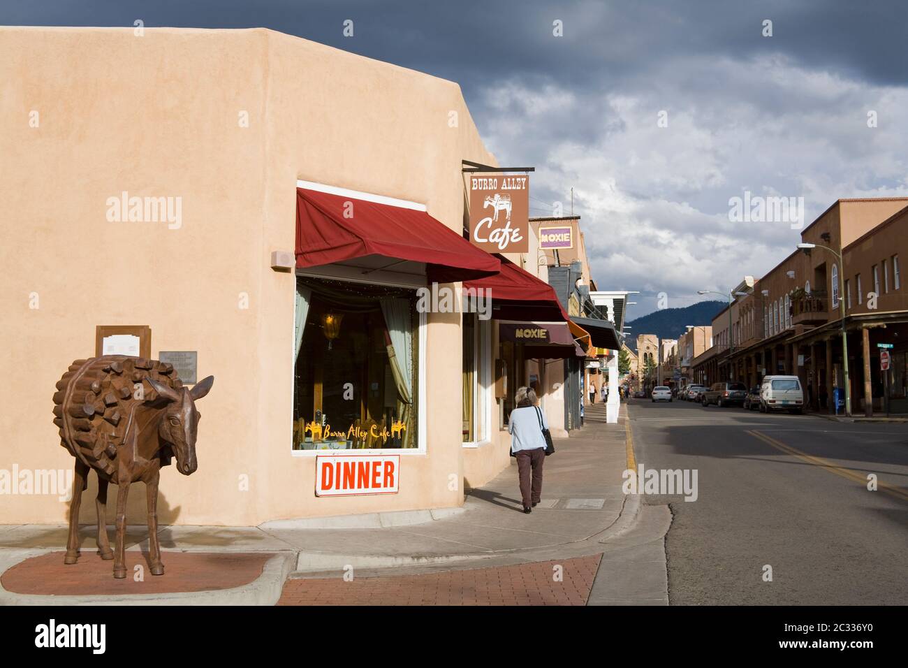San Francisco Street in Santa Fe,New Mexico,USA Stock Photo - Alamy