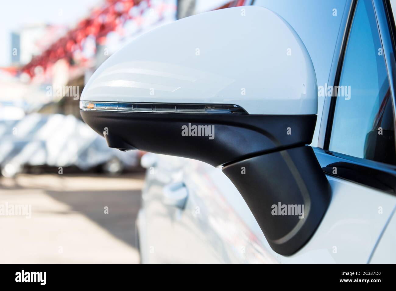 Left side. rear view mirror cover with surround view 360 degrees camera ...