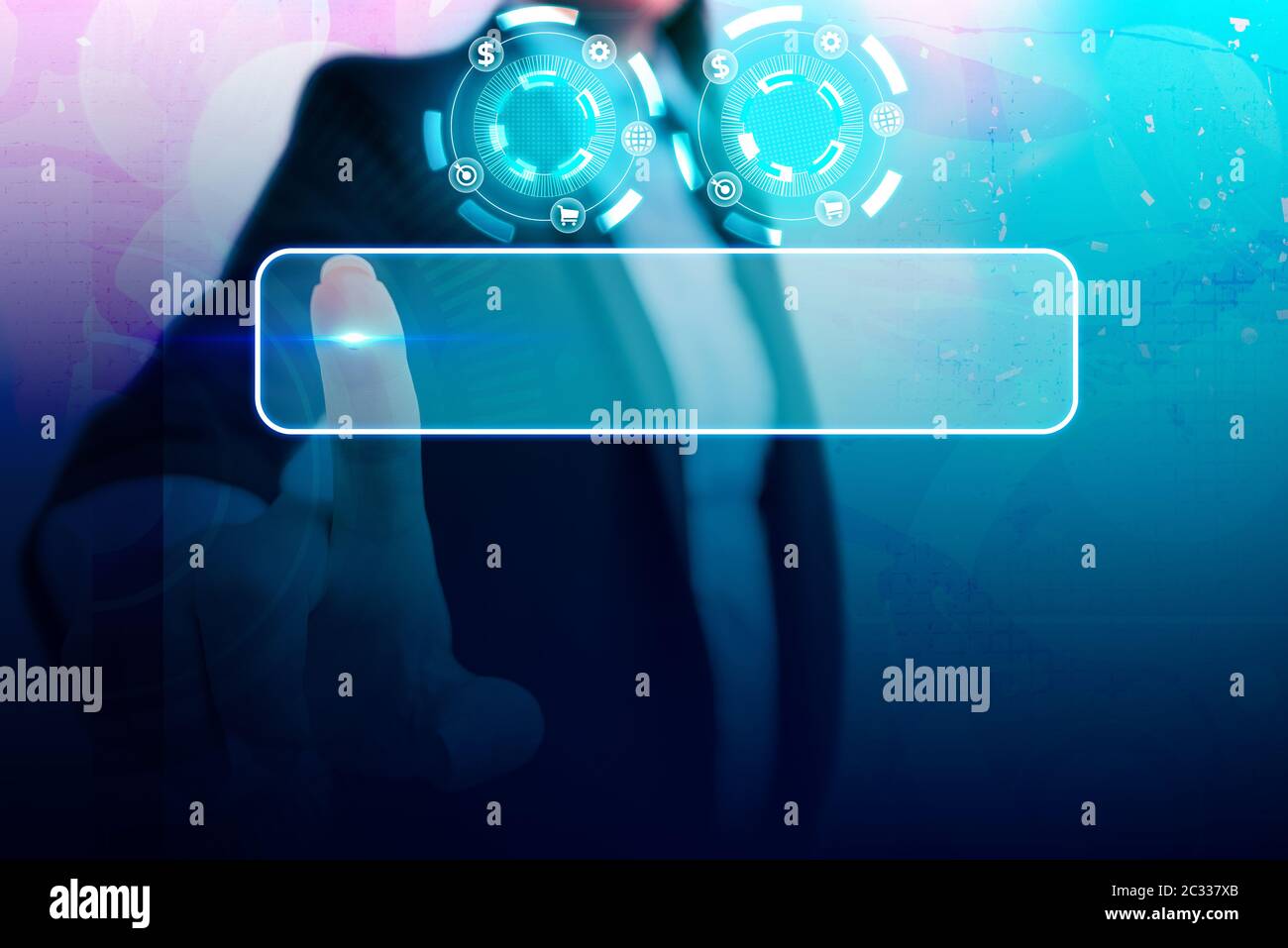Information Digital Technology Network Connection Infographic Elements ...