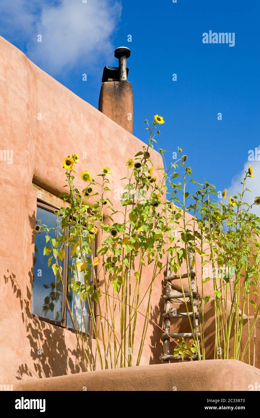 The Pink Adobe Restaurant,Santa Fe, New Mexico,USA Stock Photo - Alamy