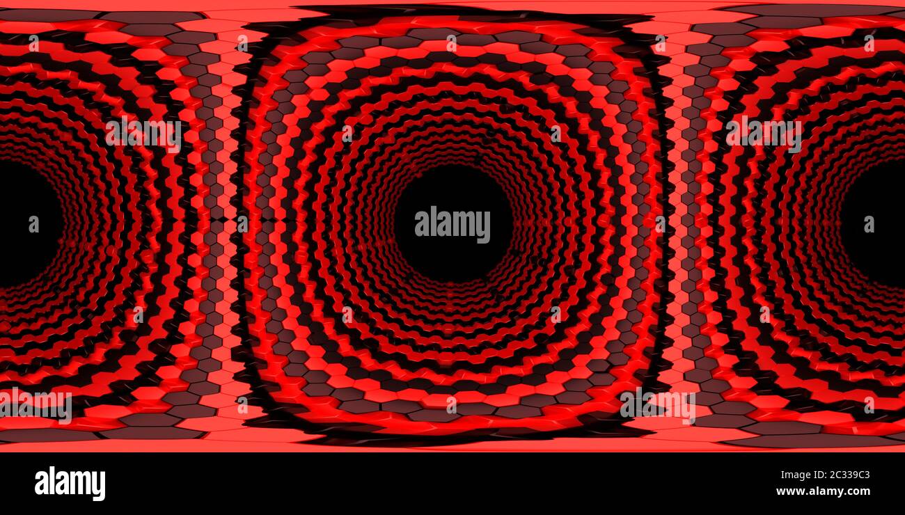 3d illustration, 3d rendering, vr 360 panorama abstract images of the ...