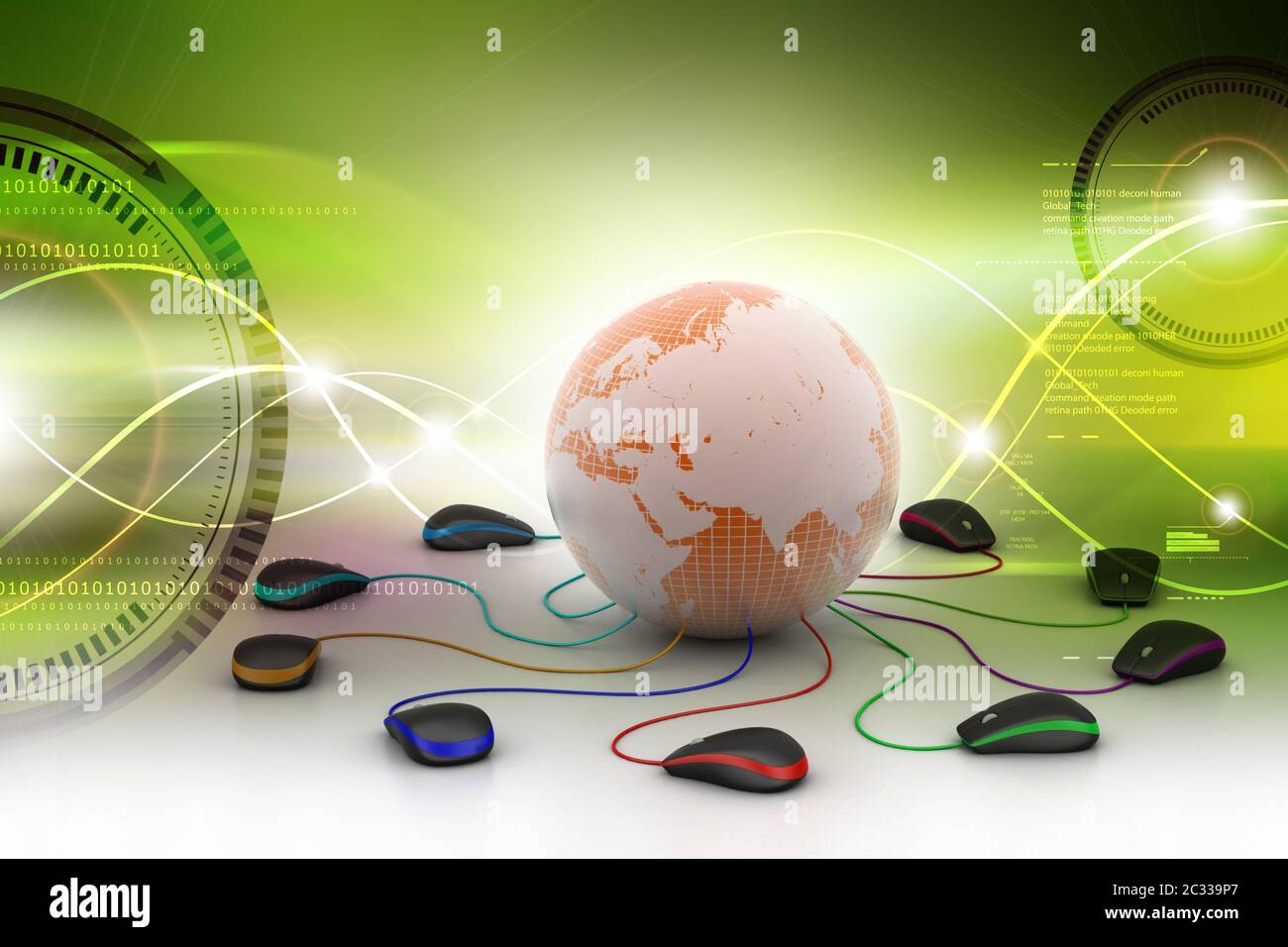 Chat around world computer hi-res stock photography and images - Alamy