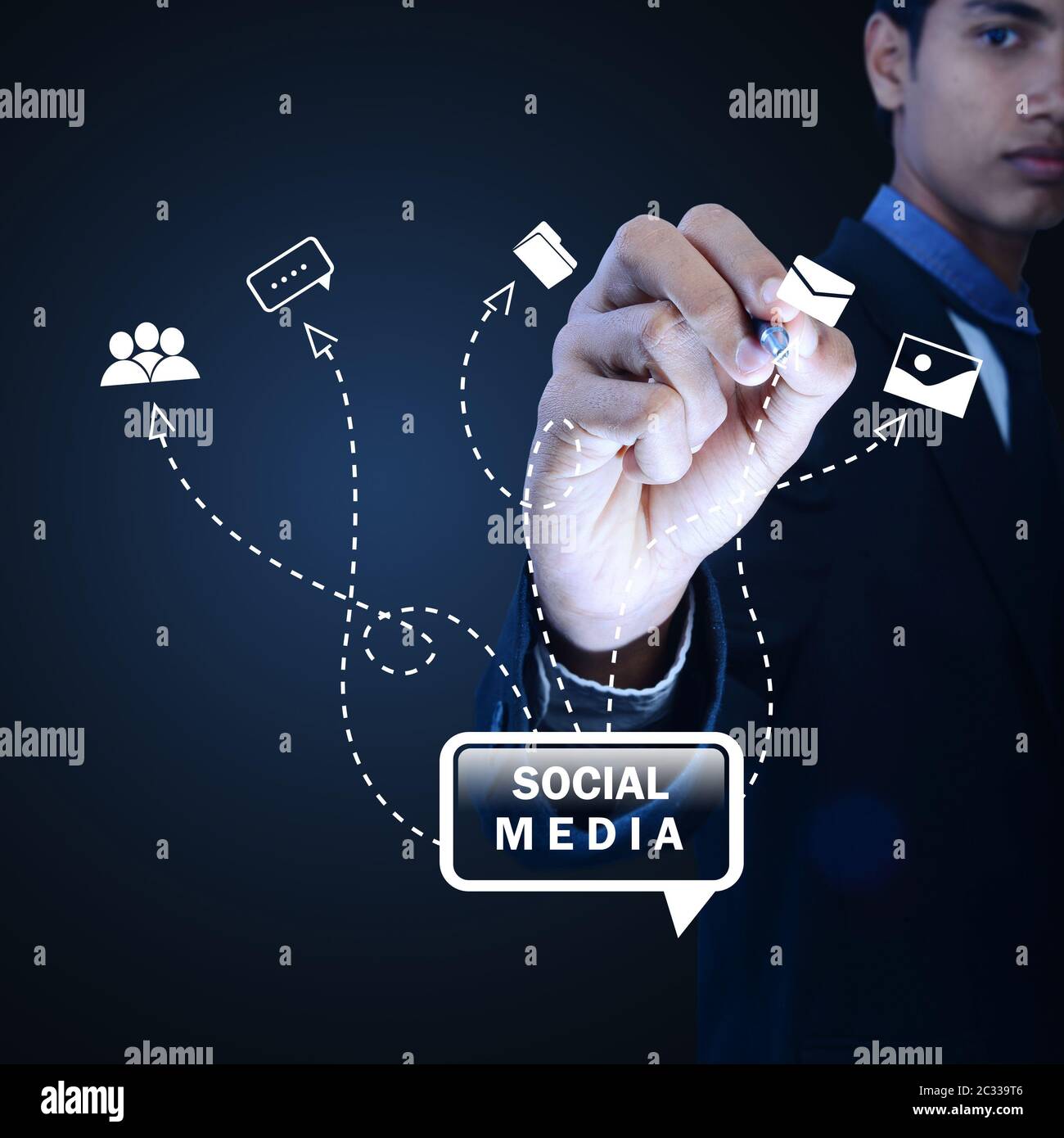 Social media concept Stock Photo - Alamy