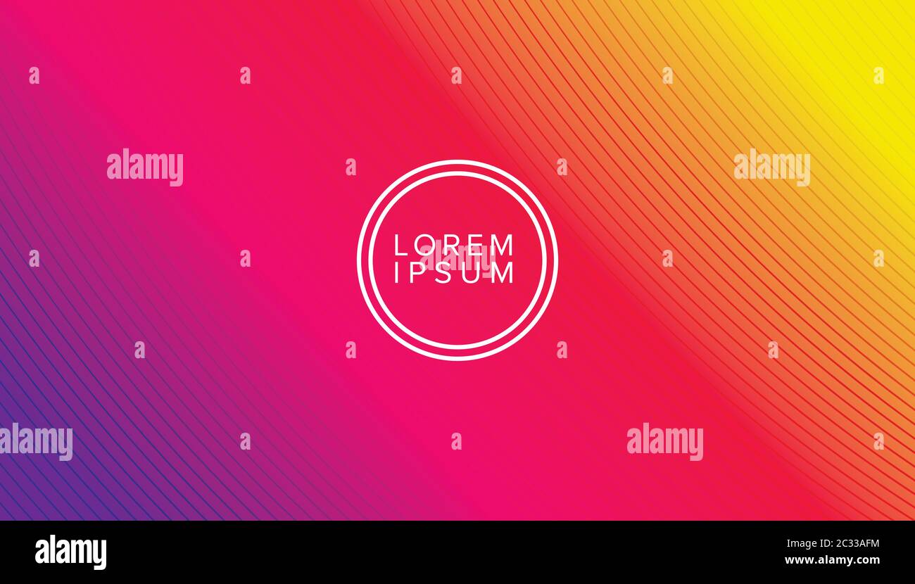 Colorful gradient background with circle and place for text, Abstract ...