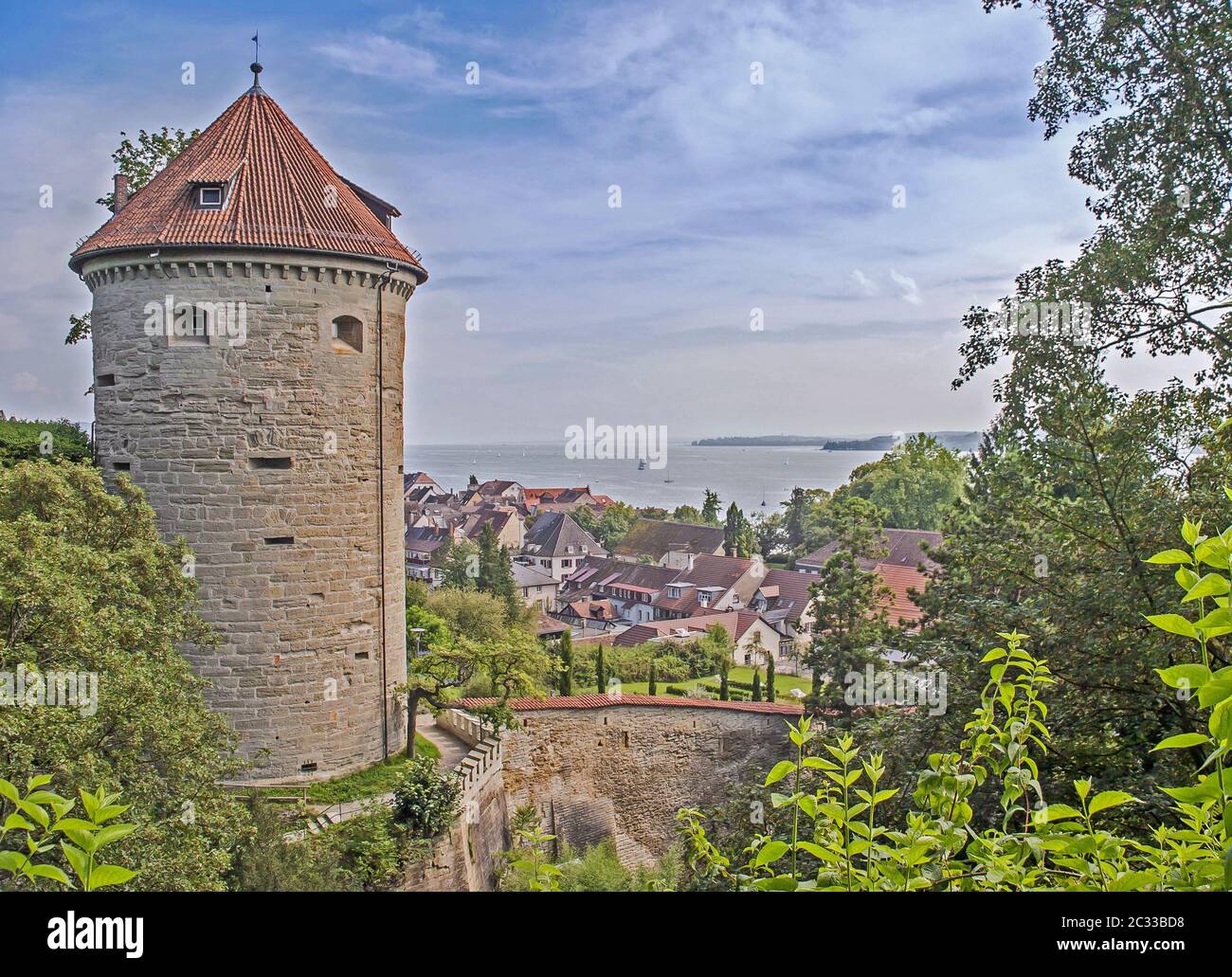 Old town of uberlingen on lake constance hi-res stock photography and ...