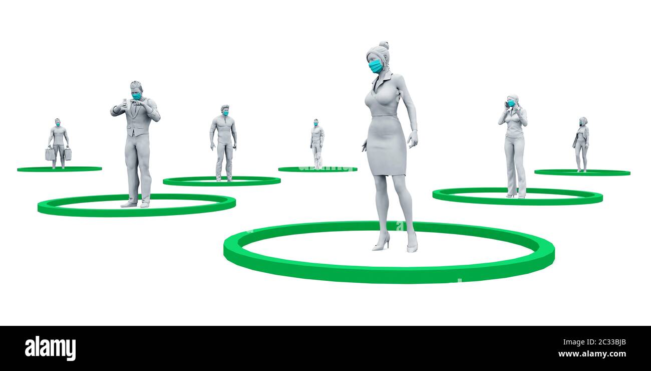 Social Distancing and Minimize Physical Contact to Reduce Virus Spread ...