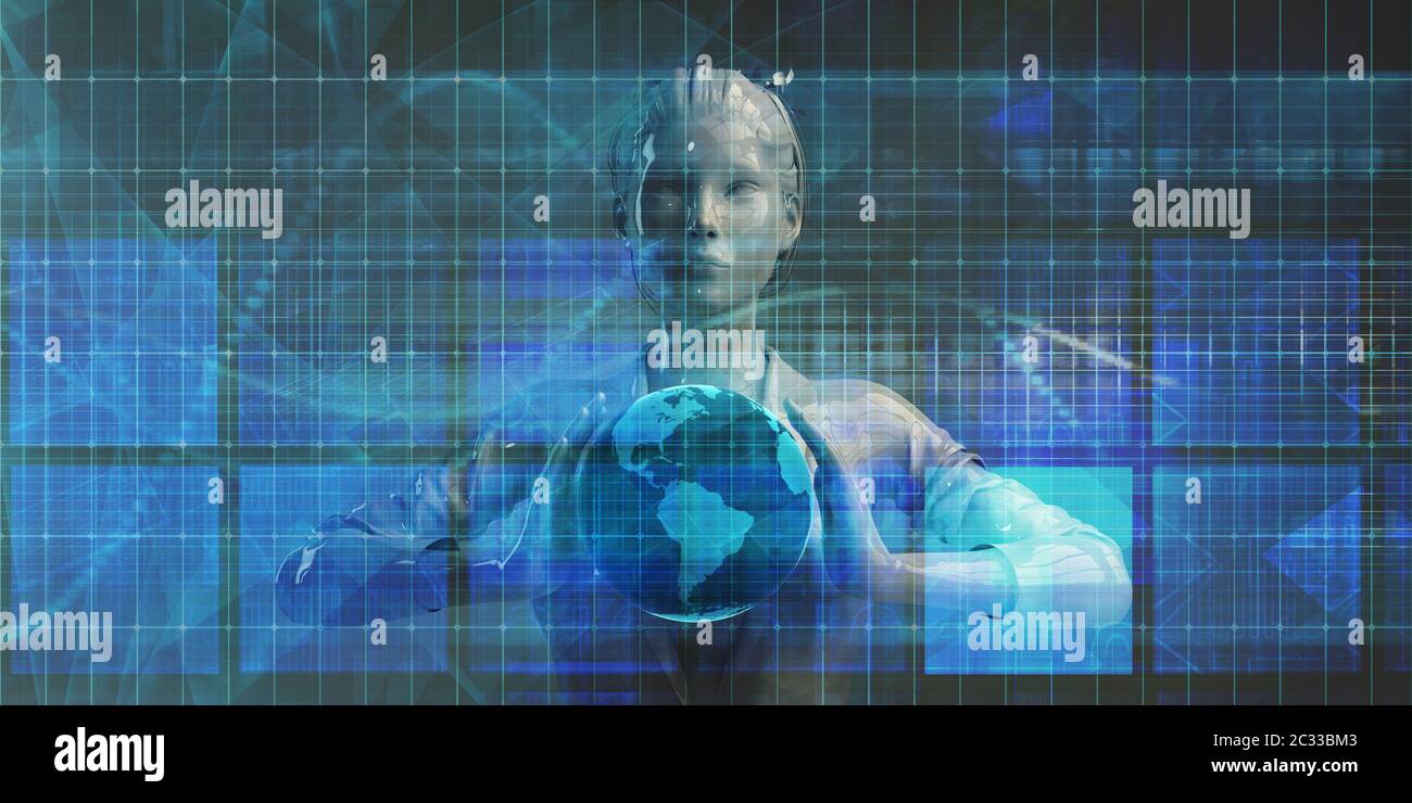 Global Logistics Management Processes As a Art Stock Photo - Alamy