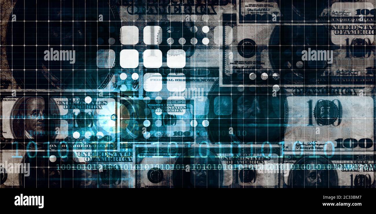 A Finance Spreadsheet Tech Graph Art Background Stock Photo - Alamy