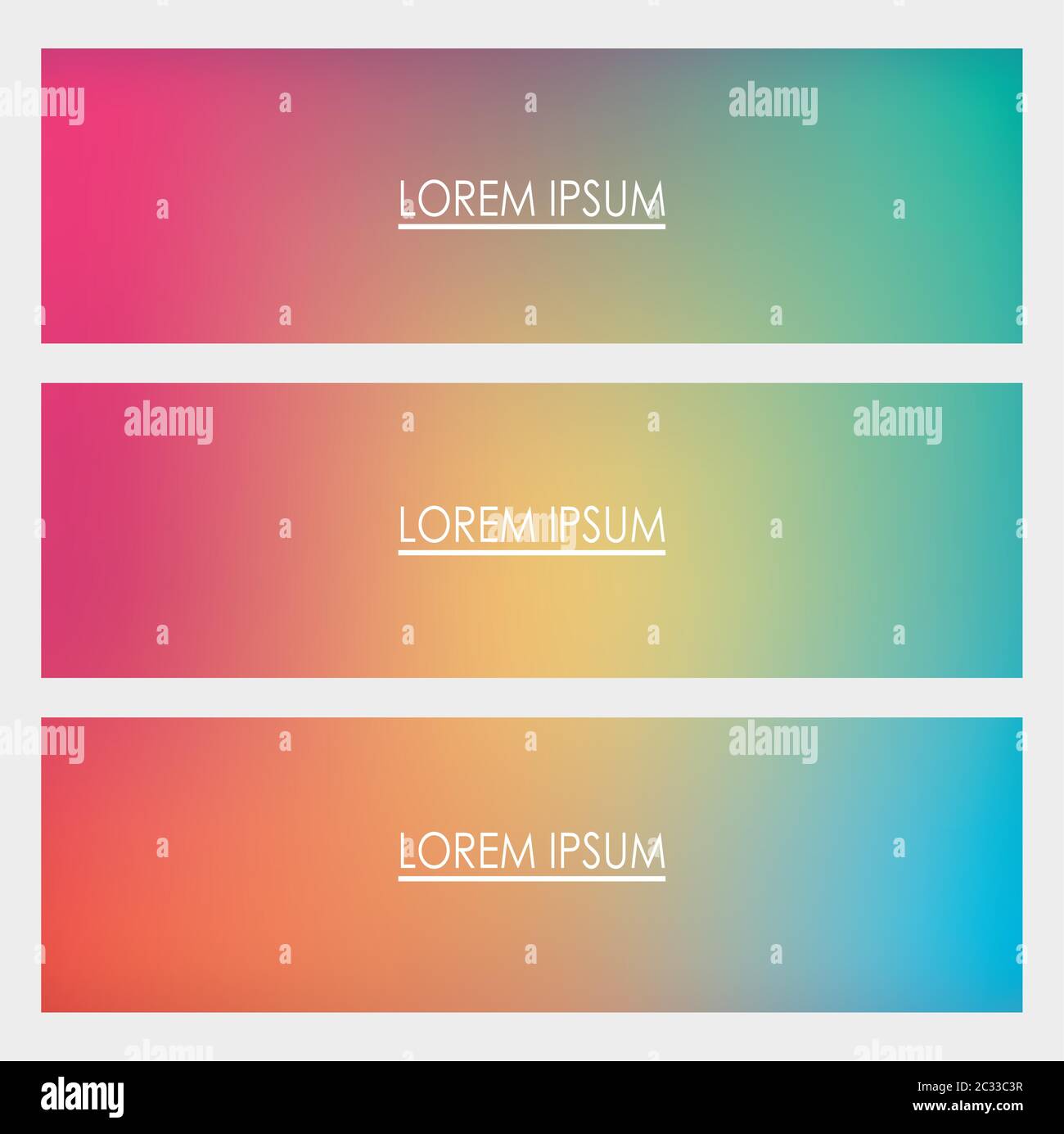 Colorful gradient backgrounds frames with place for text, Abstract ...
