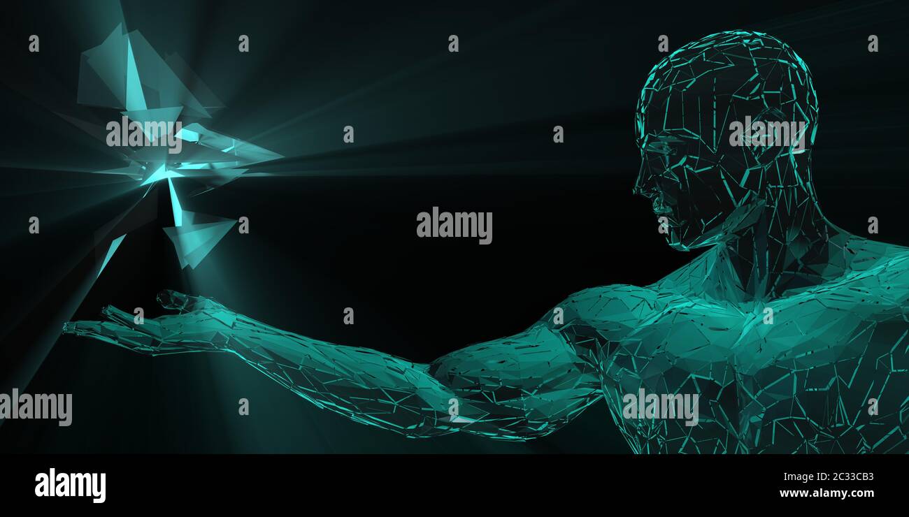 Technology Solution Business Abstract Background Artistic Concept Stock ...