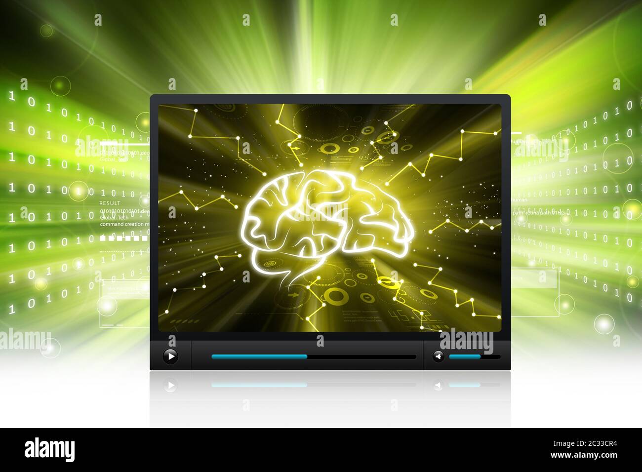 Human brain display Stock Photo - Alamy