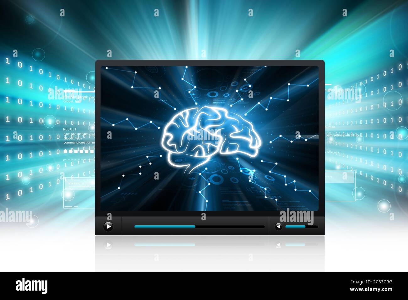 Human brain display Stock Photo - Alamy