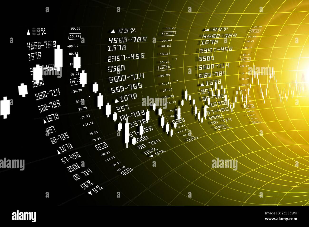 Stock market graph analysis Stock Photo - Alamy