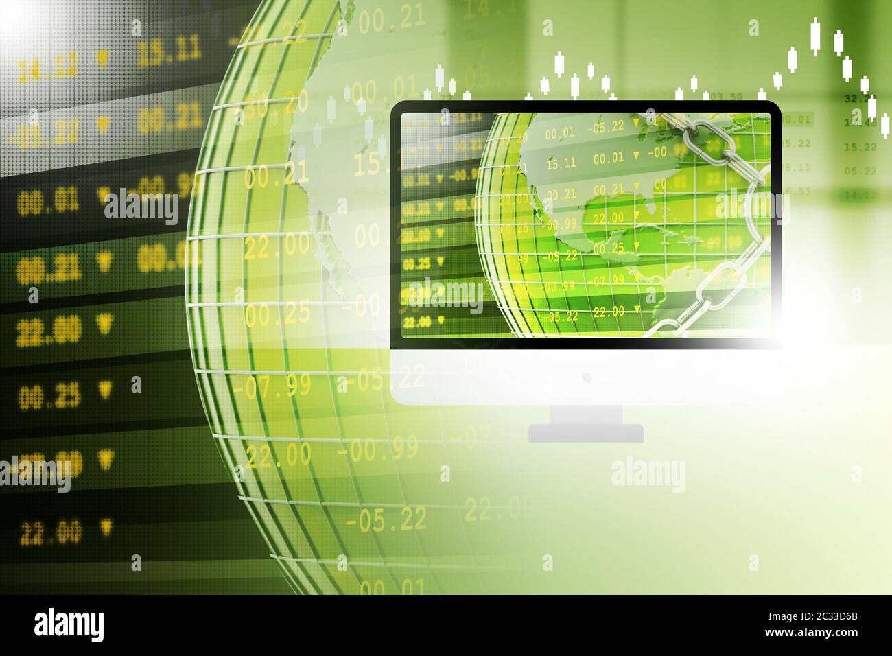 Stock market graph analysis Stock Photo - Alamy