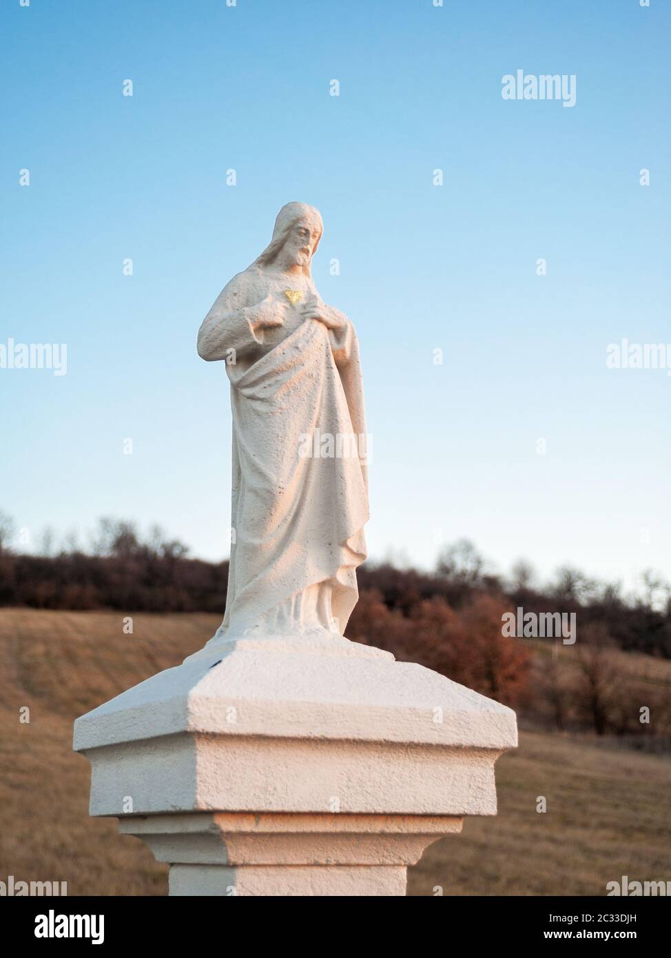 Statue of jesus on a hill hi-res stock photography and images - Alamy