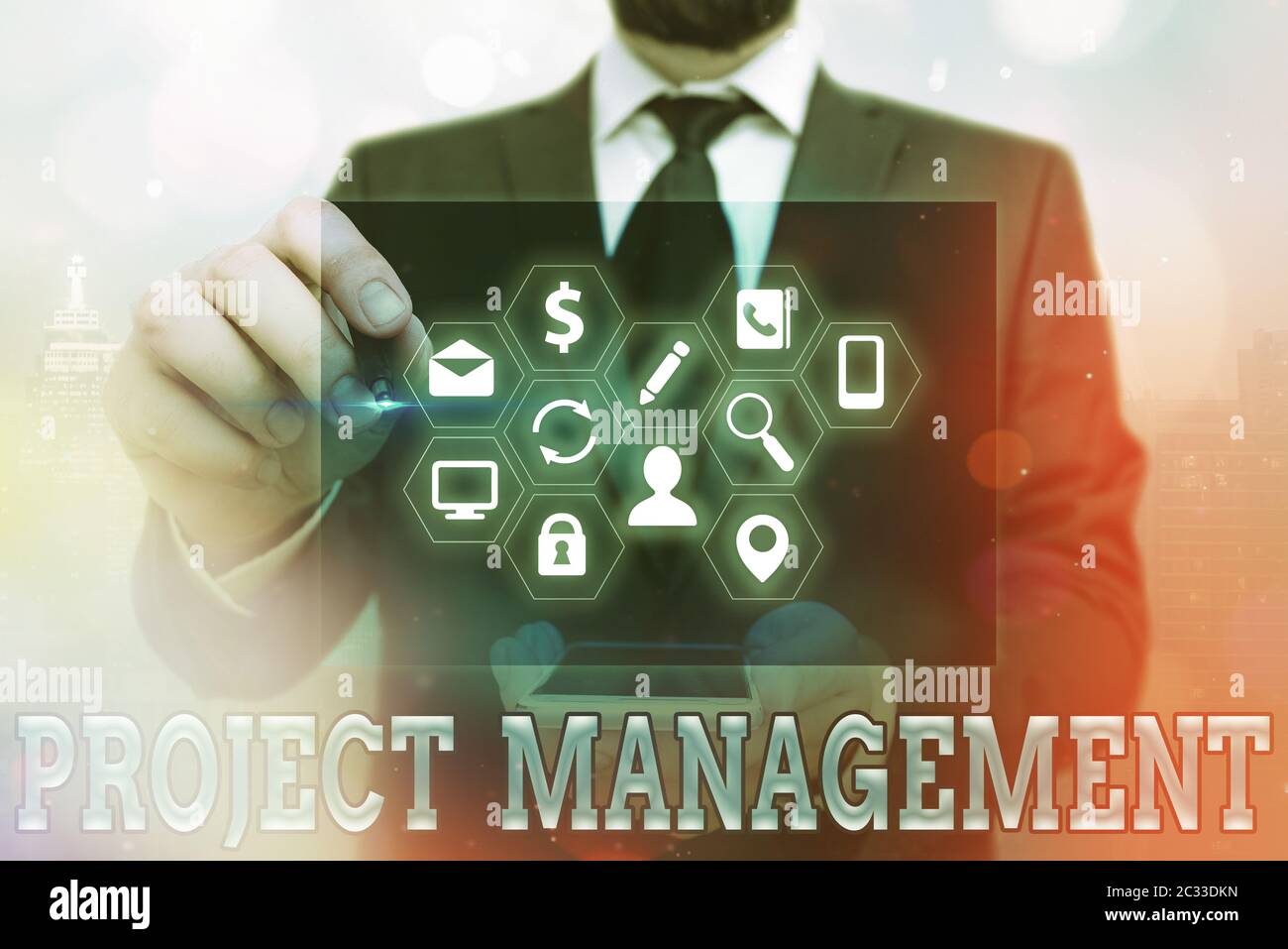 Word writing text Project Management. Business photo showcasing ...