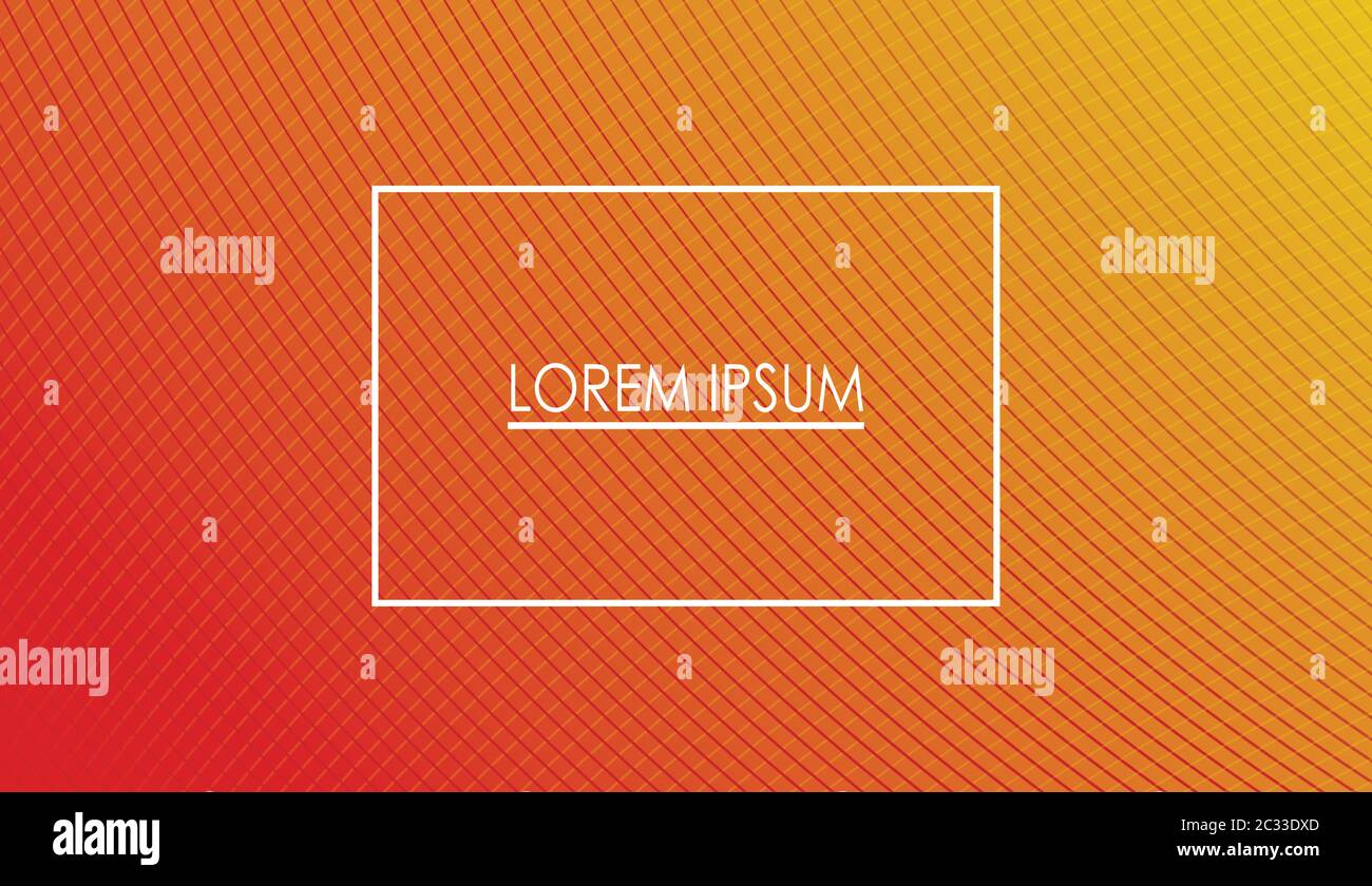 orange and red gradient background with frame and place for text ...