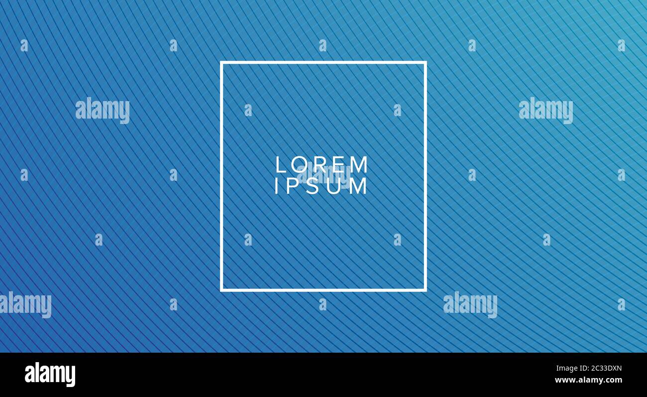Blue gradient background with frame and place for text, Abstract ...