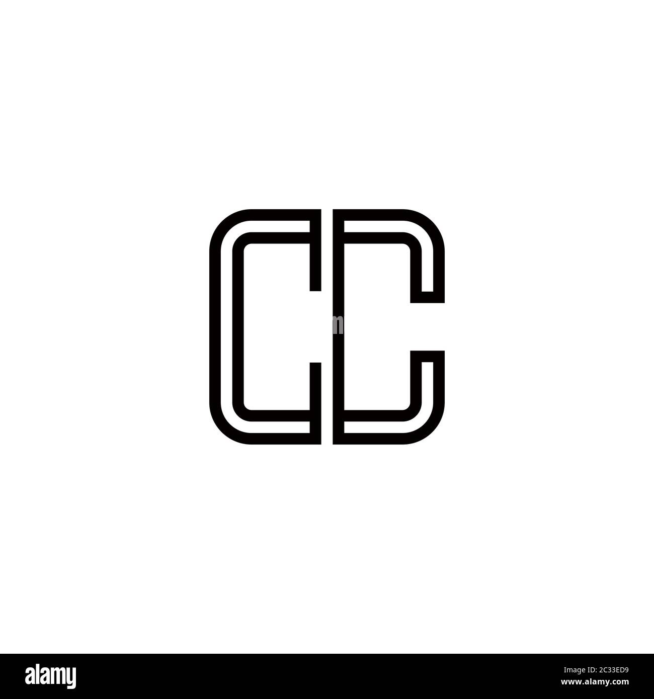 Logo cc vector vectors hi-res stock photography and images - Alamy