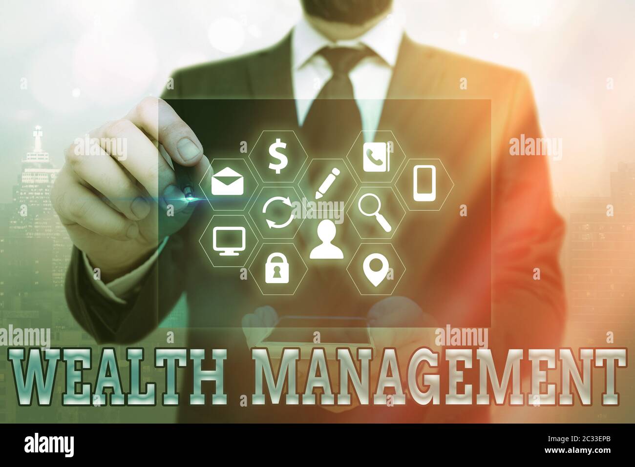 Word writing text Wealth Management. Business photo showcasing ...