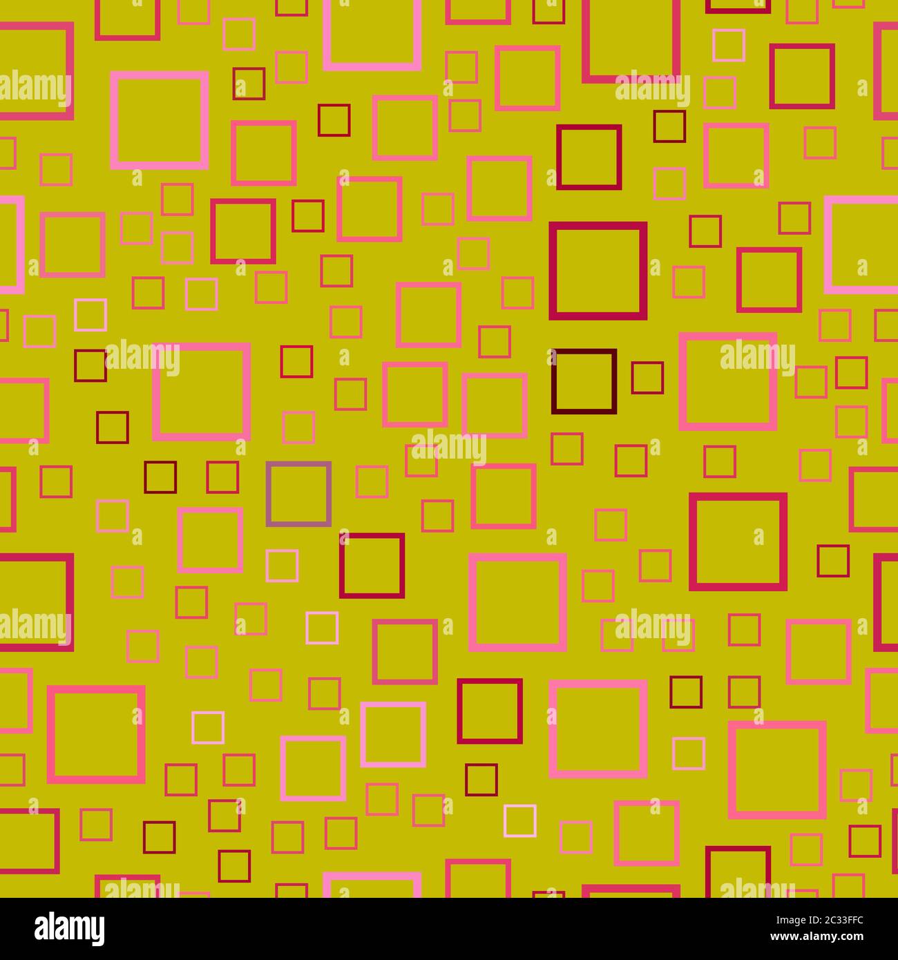 bright colored seamless pattern with chaotic squares Stock Photo - Alamy