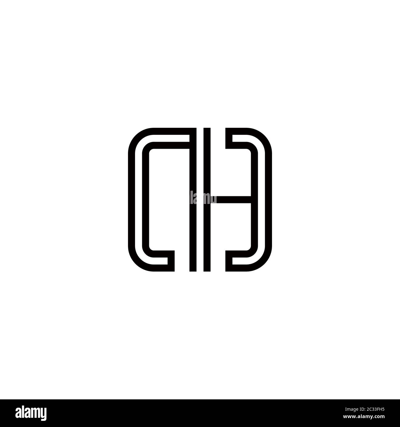 Nh logo vector vectors hi-res stock photography and images - Alamy