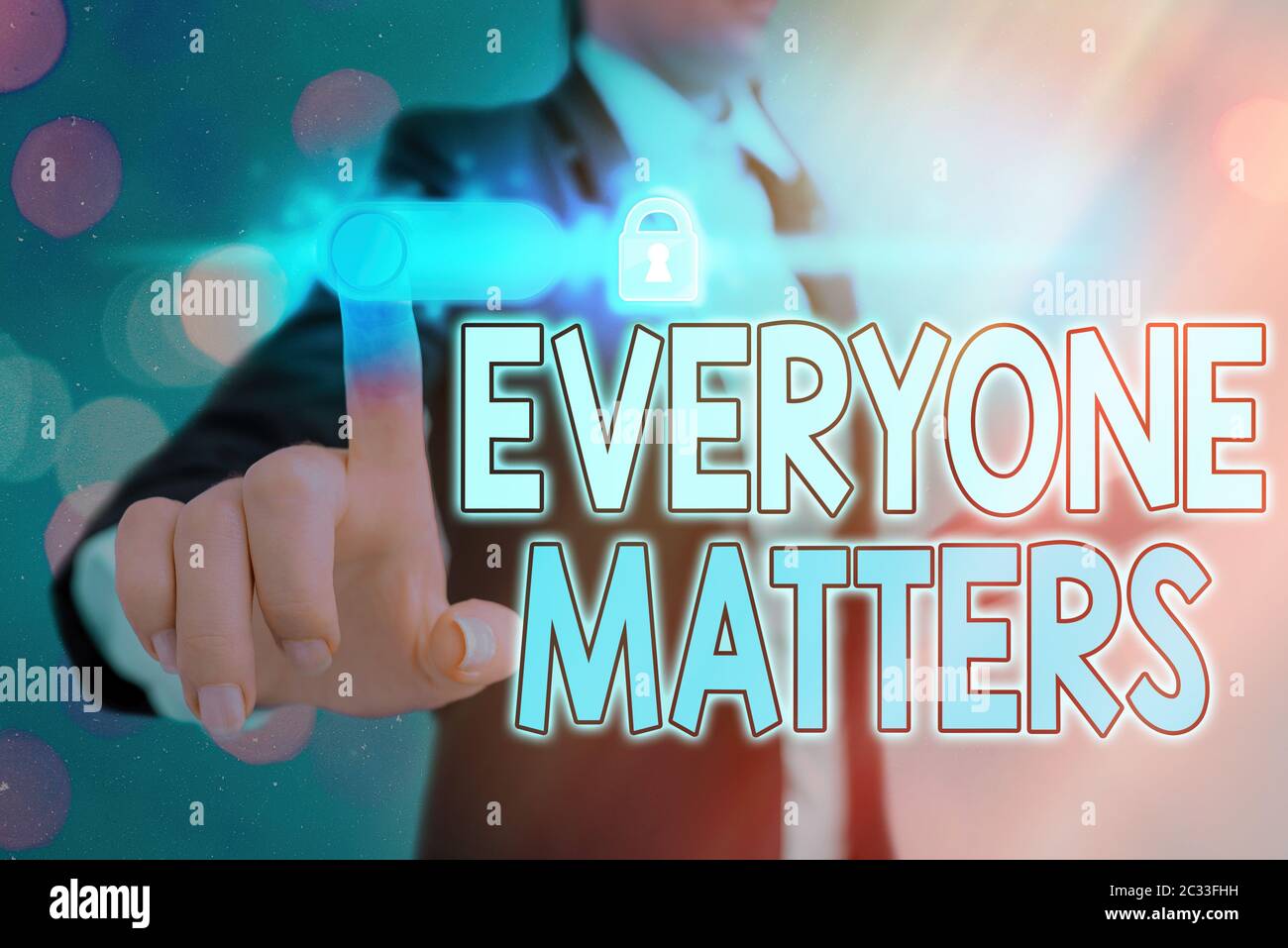 Conceptual hand writing showing Everyone Matters. Concept meaning ...