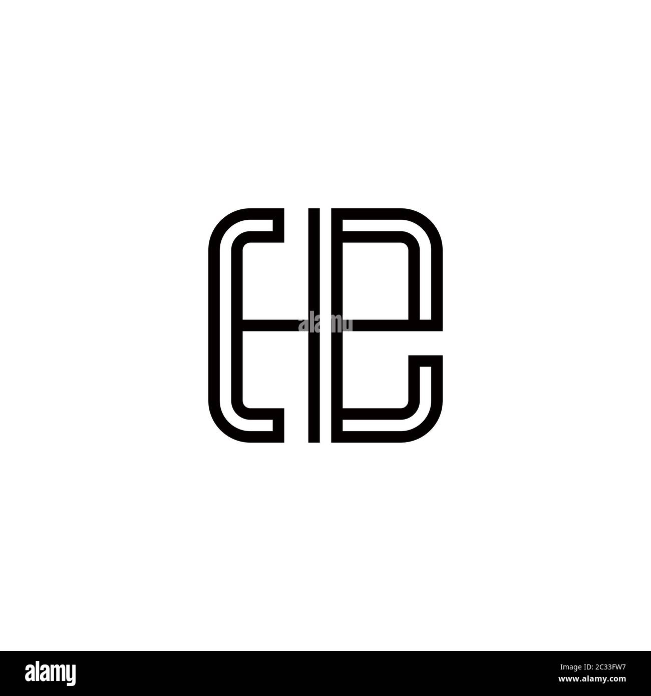 Alphabet logo vector Stock Vector Images - Alamy