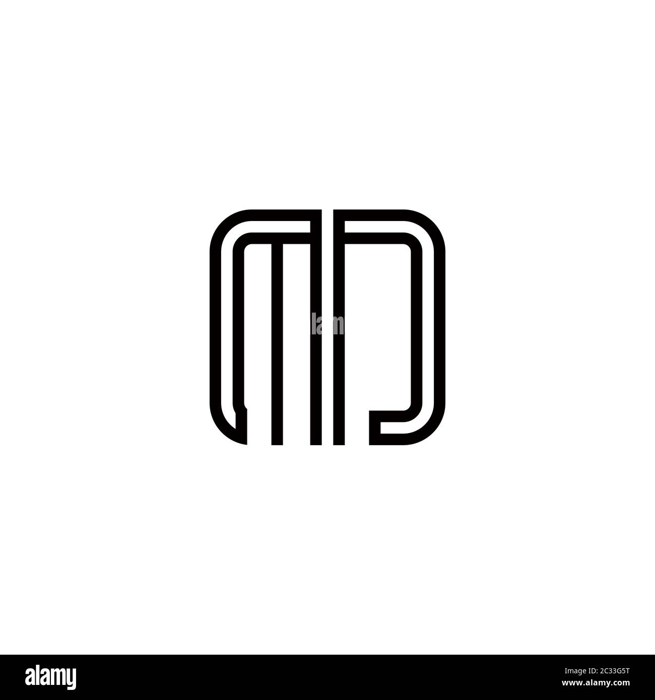 Mn letter logo hi-res stock photography and images - Alamy