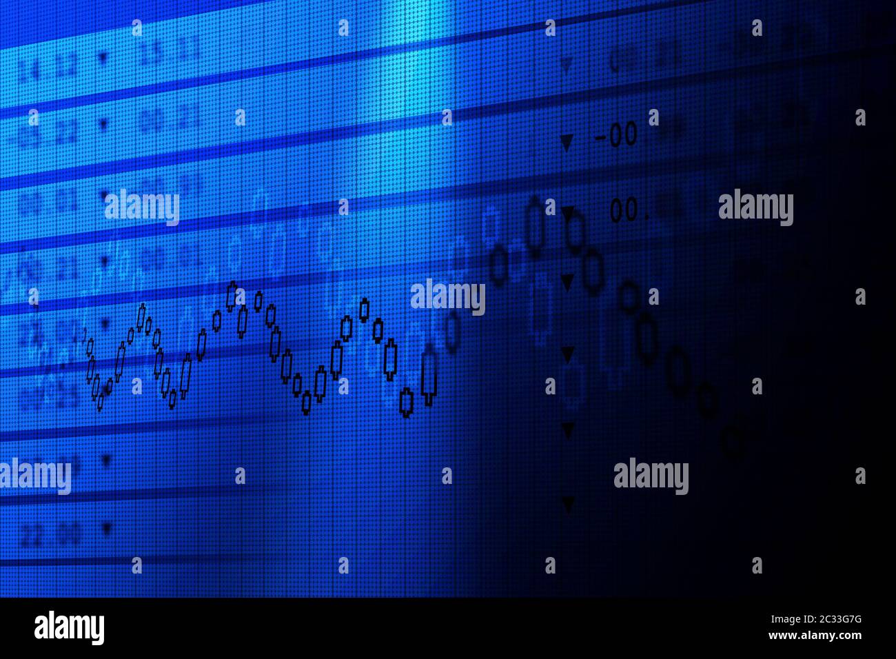 Stock market graph analysis Stock Photo - Alamy