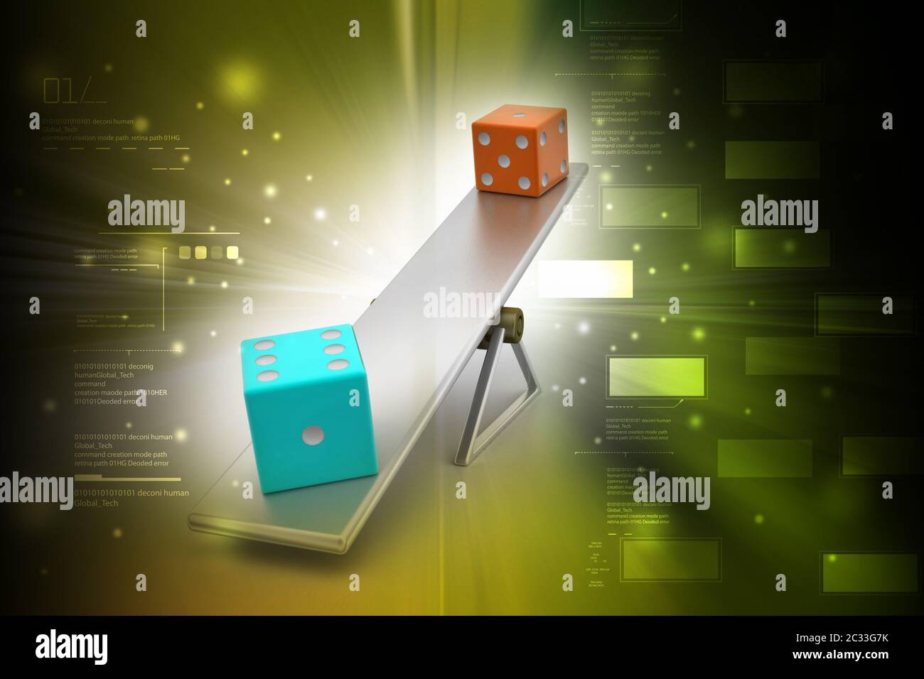 Opposite choice concept Stock Photo - Alamy